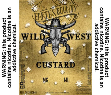 Earths Bounty - Wild West Custard 70/30 Blend– Straight Fire Vaporium
