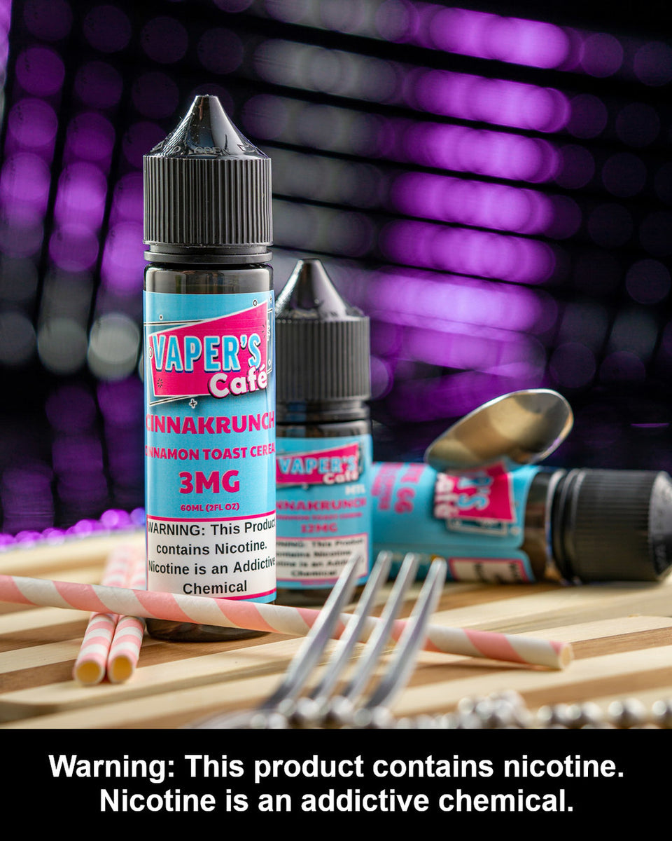 Vapers CAFÉ (Max VG 60/120ml) | Straight Fire Vaporium